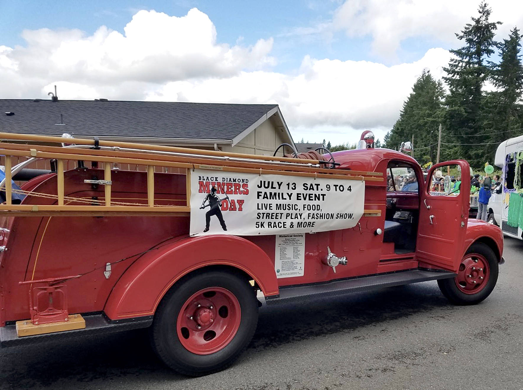 Historic fire truck brings news of Miners Day event | Covington-Maple ...