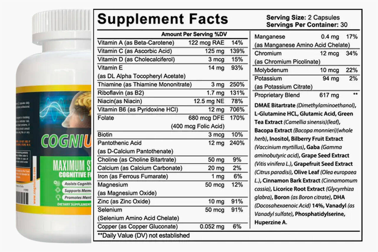 CogniUltra: Review the Supplement Ingredient Benefits | Covington-Maple ...